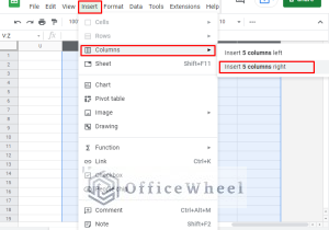 How to Have More than 26 Columns in Google Sheets - OfficeWheel