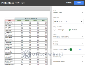 Insert Page Break in Google Sheets (An Easy Guide) - OfficeWheel
