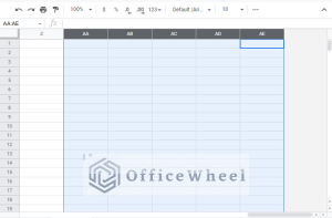 How to Have More than 26 Columns in Google Sheets - OfficeWheel