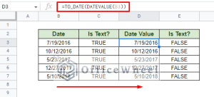 How to Convert Text to Date in Google Sheets (3 Easy Ways) - OfficeWheel