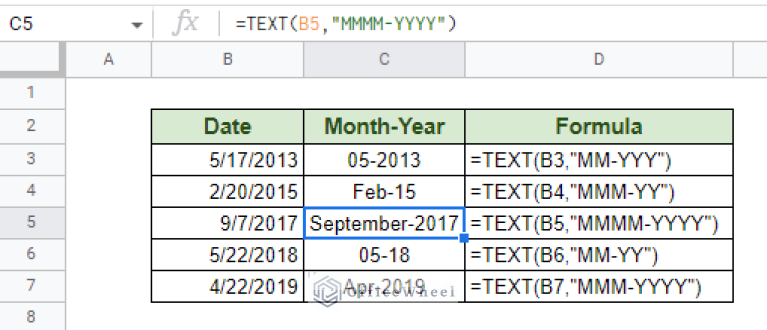 Convert Date to Month and Year in Google Sheets (A Comprehensive Guide ...
