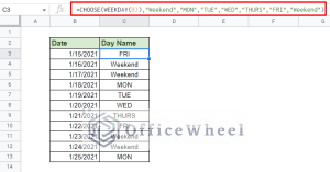 Calculate with Weekdays Only in Google Sheets (An Easy Guide) - OfficeWheel