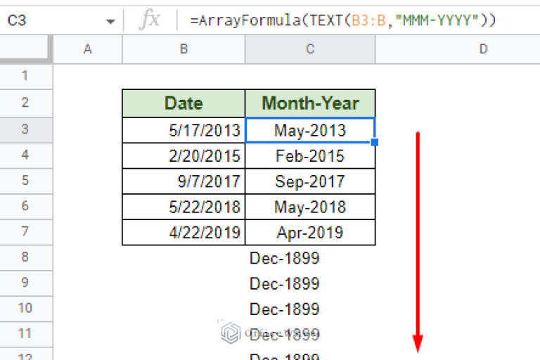 Convert Date to Month and Year in Google Sheets (A Comprehensive Guide ...
