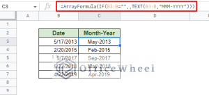 Convert Date to Month and Year in Google Sheets (A Comprehensive Guide ...