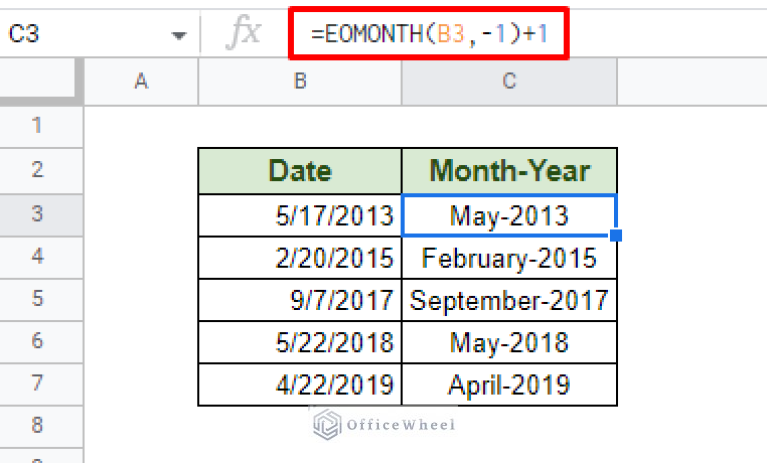 Convert Date to Month and Year in Google Sheets (A Comprehensive Guide ...