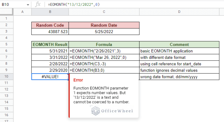 How to Use the EOMONTH Function in Google Sheets (An Easy Guide) - OfficeWheel