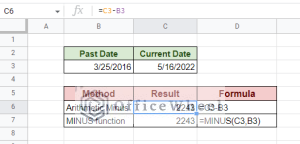 Use DATEDIF from Today in Google Sheets (An Easy Guide) - OfficeWheel