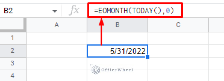 How to Use the EOMONTH Function in Google Sheets (An Easy Guide) - OfficeWheel