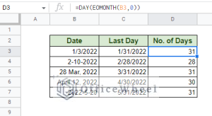 Find Number of Days in a Month in Google Sheets (An Easy Guide ...