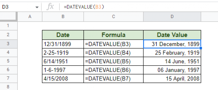 How to Use the DATEVALUE Function in Google Sheets (An Easy Guide) - OfficeWheel