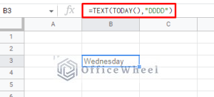 Find Weekday Name from a Date in Google Sheets (3 Easy Ways) - OfficeWheel