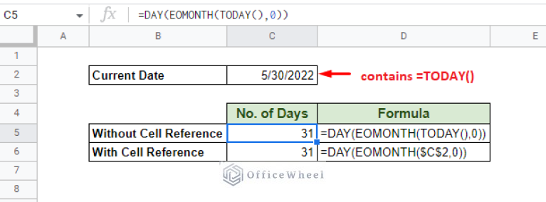 Find Number of Days in a Month in Google Sheets (An Easy Guide ...
