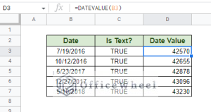 How to Convert Text to Date in Google Sheets (3 Easy Ways) - OfficeWheel