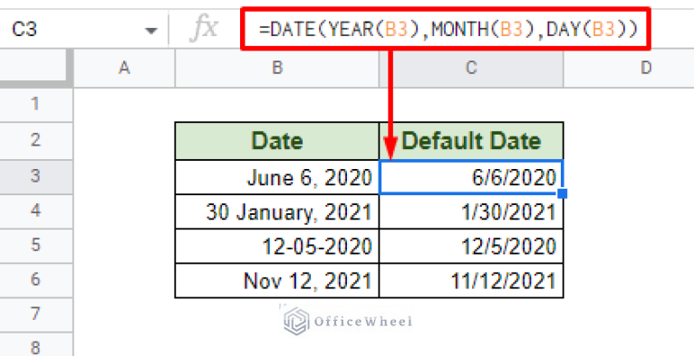 How to Use the DATE function in Google Sheets (An Easy Guide) - OfficeWheel