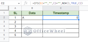 How to Insert a Timestamp in Google Sheets (An Easy Guide) - OfficeWheel