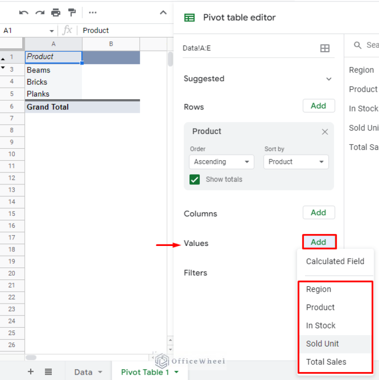 How to Apply and Work with a Calculated Field of a Google Sheets Pivot ...