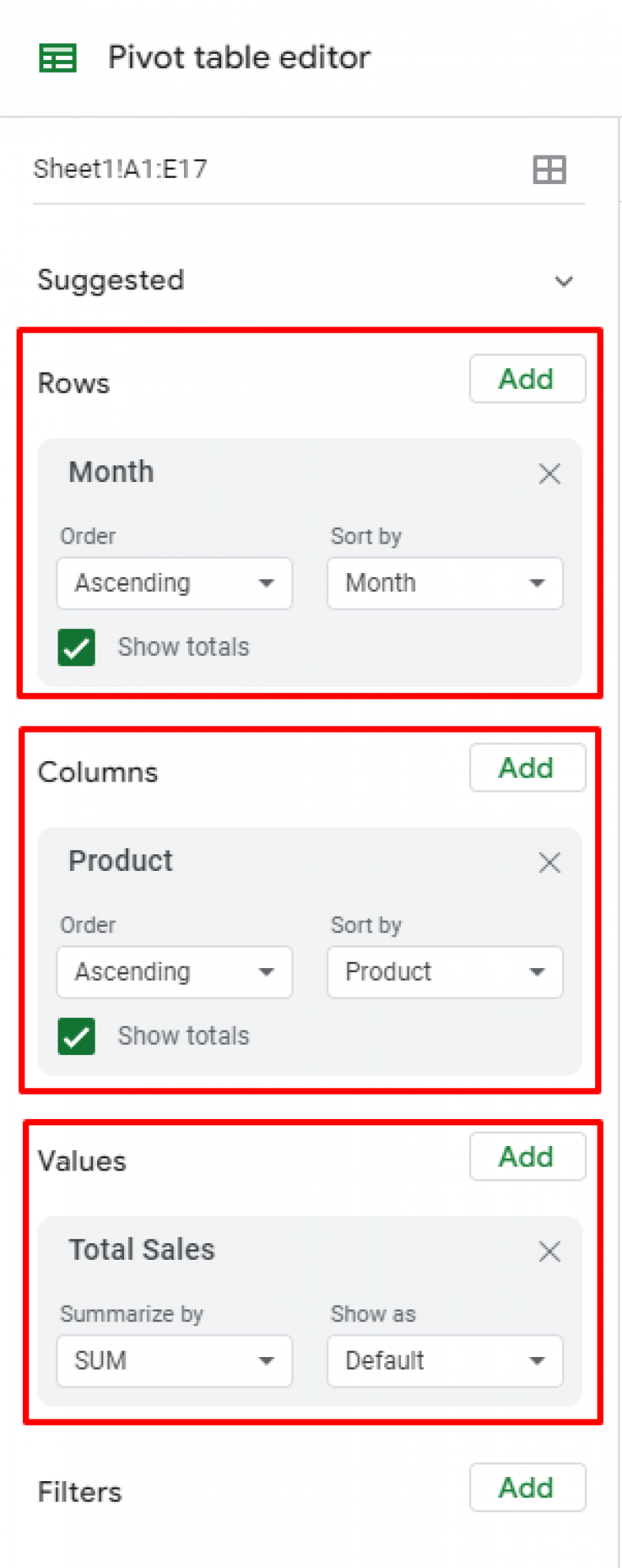 Pivot Table Formatting in Google Sheets (3 Easy Ways) - officewheel.com