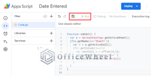 Apply an Automatic Timestamp Using Google Sheets Script (3 Easy ways) - OfficeWheel