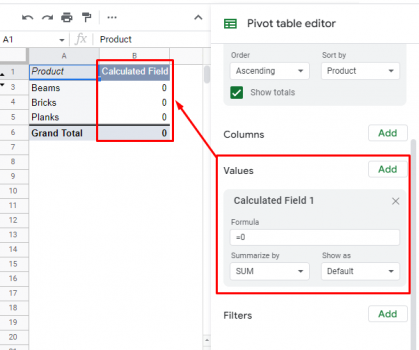 How to Apply and Work with a Calculated Field of a Google Sheets Pivot ...