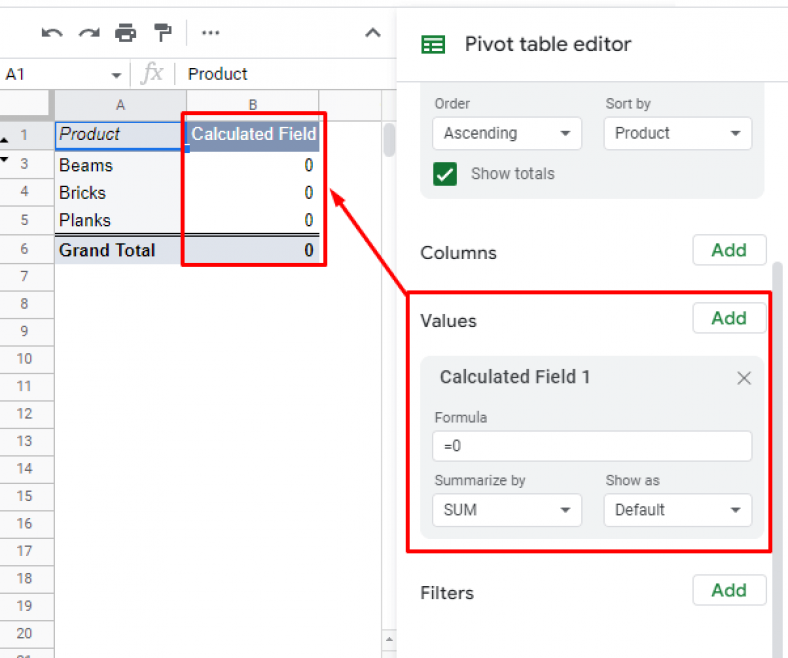 How to Apply and Work with a Calculated Field of a Google Sheets Pivot ...