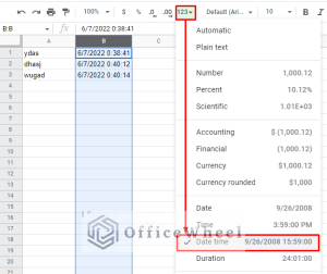 Apply an Automatic Timestamp Using Google Sheets Script (3 Easy ways) - OfficeWheel