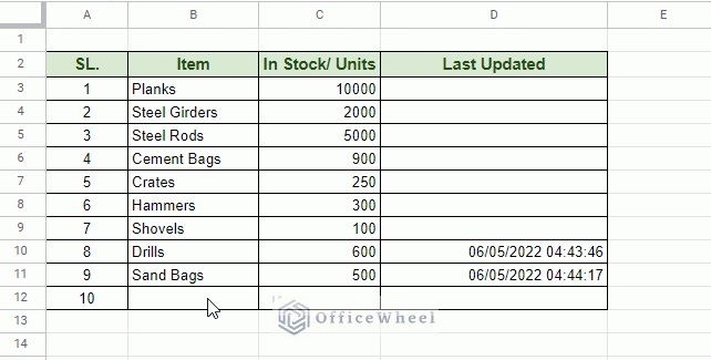 Autofill Date When A Cell Is Updated In Google Sheets 3 Easy Ways OfficeWheel