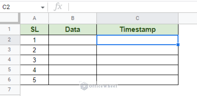 How to Insert a Timestamp in Google Sheets (An Easy Guide) - OfficeWheel