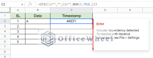 How to Insert a Timestamp in Google Sheets (An Easy Guide) - OfficeWheel