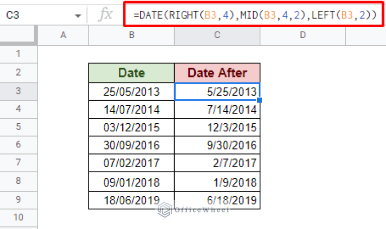 How To Format Date With Formula In Google Sheets 3 Easy Ways 