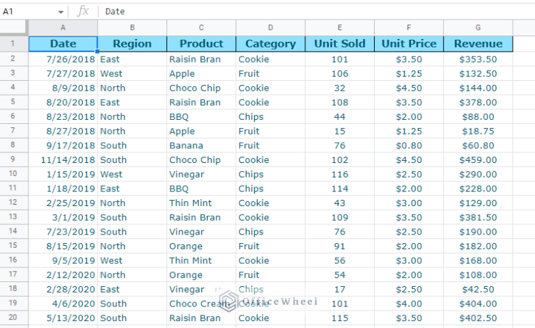 Google Sheets Slicer Tutorial - OfficeWheel