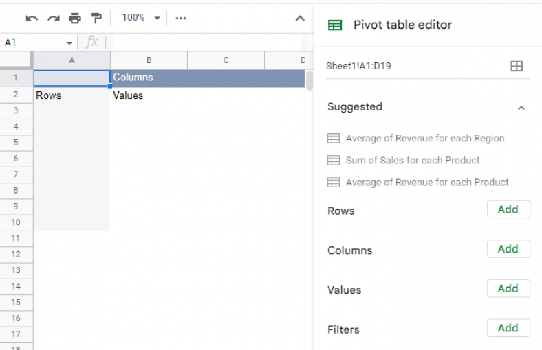 Google Sheets Pivot Table How To Remove Grand Total Or Subtotal