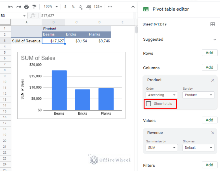 Google Sheets Pivot Table: How to Remove Grand Total or Subtotal ...