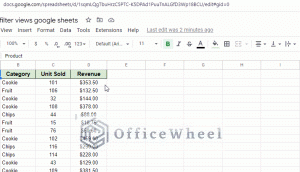 Filter Data Using Filter Views in Google Sheets (An Easy Guide) - OfficeWheel