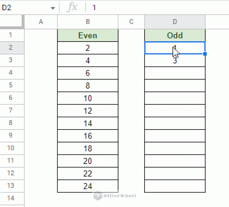 How to Autofill Numbers in Google Sheets (An Easy Guide) - OfficeWheel