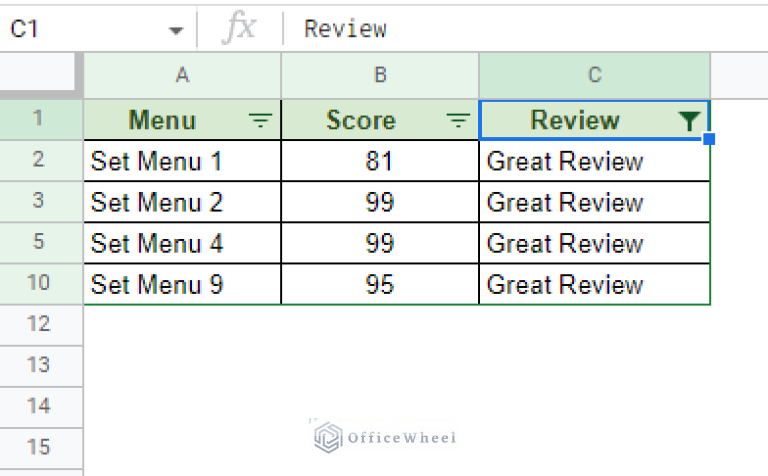 How to Filter Custom Formula in Google Sheets (3 Easy Examples ...