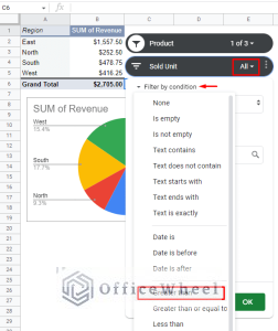 Apply a Pivot Table Slicer in Google Sheets (An Easy Guide) - OfficeWheel