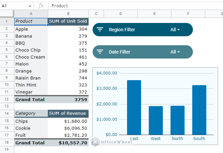 Google Sheets Slicer Tutorial - OfficeWheel