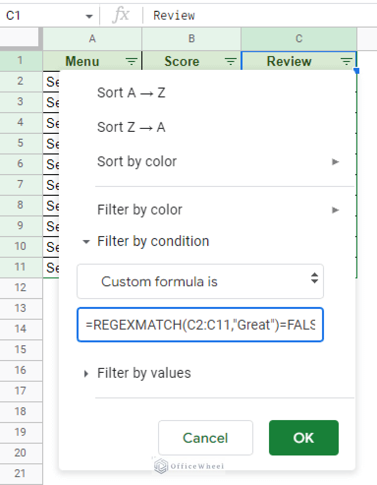 How to Filter Custom Formula in Google Sheets (3 Easy Examples ...
