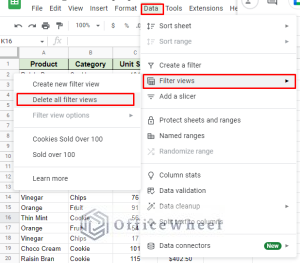 Filter Data Using Filter Views in Google Sheets (An Easy Guide) - OfficeWheel