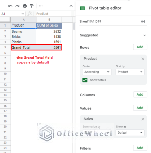 Google Sheets Pivot Table: How to Remove Grand Total or Subtotal ...