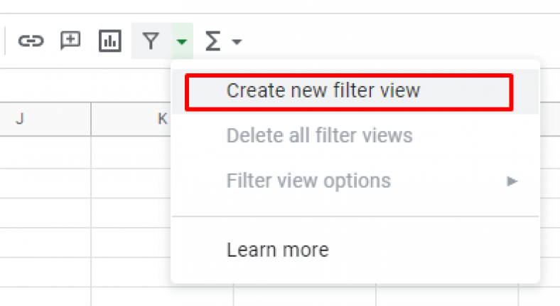Filter Data Using Filter Views in Google Sheets (An Easy Guide) - OfficeWheel