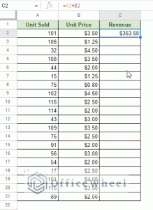 How To Autofill Formula In Google Sheets (3 Easy Ways) - Officewheel