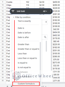 How to Use a Custom Formula in a Google Sheets Slicer (An Easy Guide) - OfficeWheel