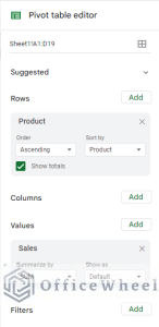 Google Sheets Pivot Table: How to Remove Grand Total or Subtotal ...