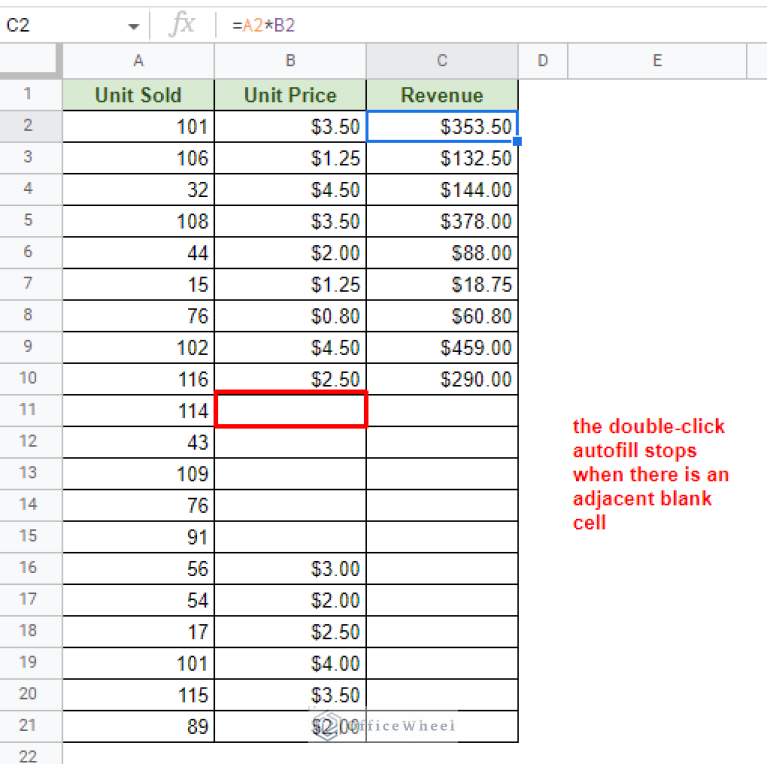 How To Autofill Formula In Google Sheets 3 Easy Ways OfficeWheel