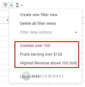 How to Delete Filter Views in Google Sheets (An Easy Guide) - OfficeWheel
