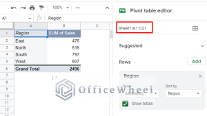 How to Refresh a Pivot Table in Google Sheets (3 Ways) - OfficeWheel