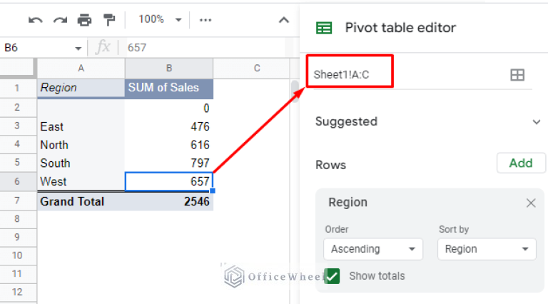 How to Refresh a Pivot Table in Google Sheets (3 Ways) - OfficeWheel