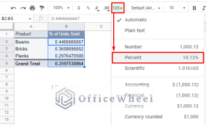 Google Sheets Pivot Table: Calculate the Percentage of Total (2 Easy ...