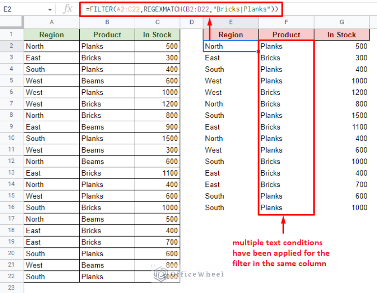 How to Filter for Multiple Conditions in Google Sheets (2 Easy Ways) How to Filter for Multiple Conditions in Google Sheets (2 Easy Ways)